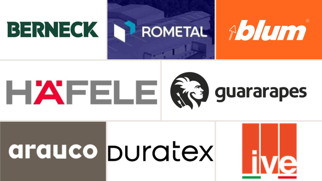 As principais marcas de materiais que trabalhamos – Svariati Moveis